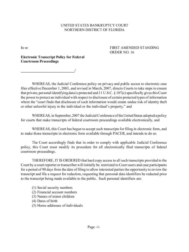 Fillable Online Guidelines on Electronic Availability of Transcripts and ... Fax Email Print ...