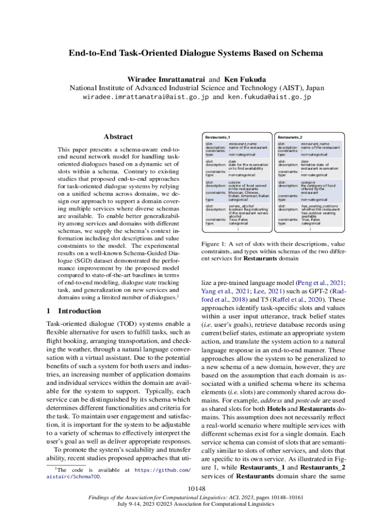 Fillable Online End To End Task Oriented Dialogue Systems Based On Fax Email Print Pdffiller 2338