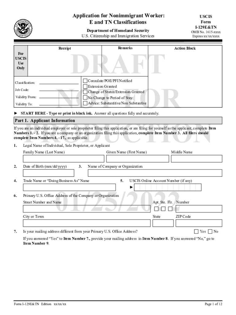Fillable Online E and TN Classifications Fax Email Print - pdfFiller
