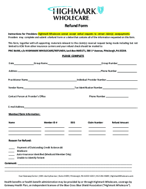 Fillable Online Chapter 5 Claims Submission Unit 2 Fax Email Print ...