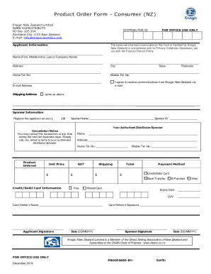 Fillable Online Accessories Order Form (NZ) Fax Email Print - pdfFiller