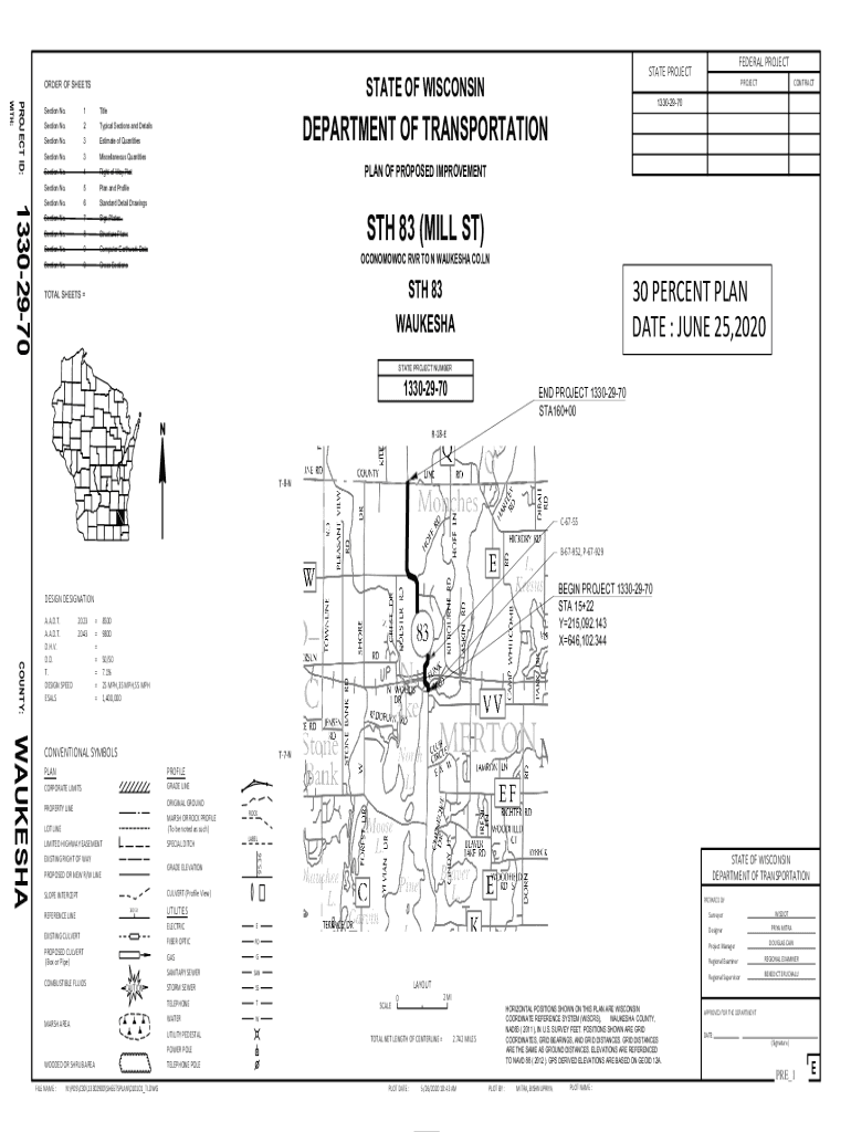 Fillable Online trust dot state wi TITLE SHEET 1 IN EQ 2 MI Fax Email ...