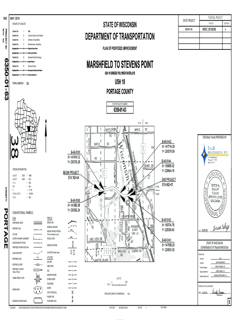 Fillable Online trust dot state wi 63500163;Marshfield - Stevens Point ...