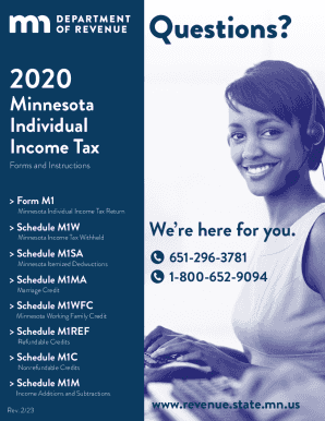 Fillable Online 2020 - Minnesota Individual Income Tax Fax Email Print ...