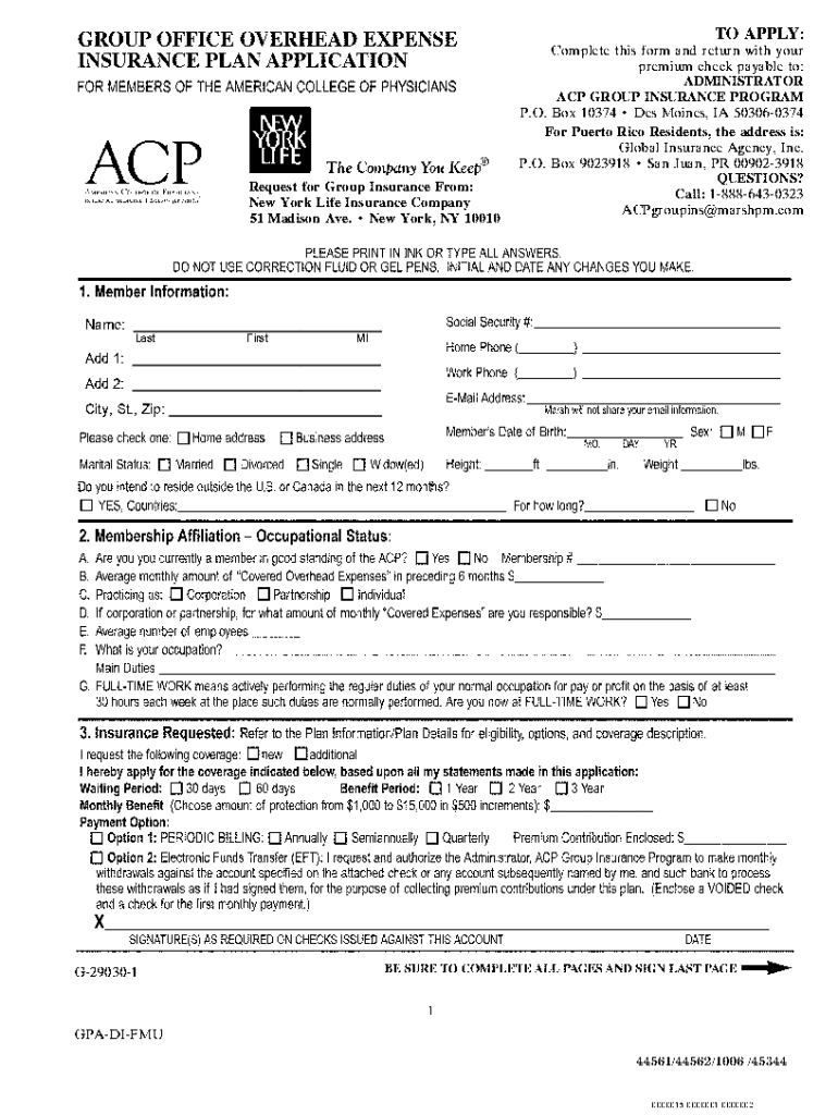 Fillable Online TO APPLY: - Marsh Fax Email Print - pdfFiller