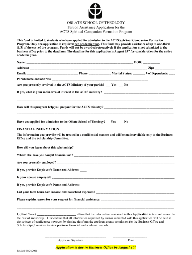 Fillable Online ACTs Application Forms Fax Email Print - pdfFiller