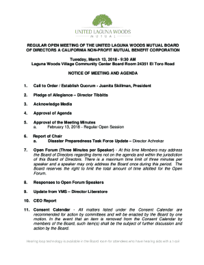 Fillable Online New Resident Orientation Agenda Fax Email Print - pdfFiller