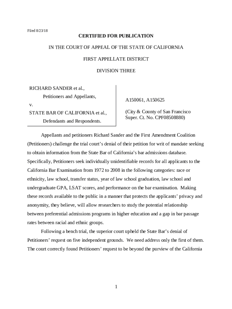 State Bar of California Petition for Review to ... - Calamo Doc ...
