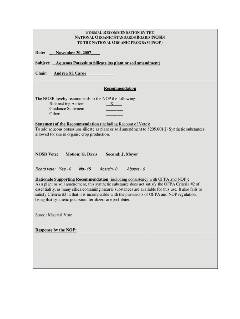 Fillable Online Aqueous Potassium Silicate (as plant or soil amendment ...