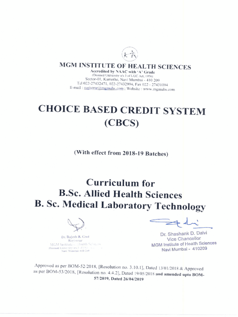 Fillable Online BSc MLT: Full Form, Course, Syllabus, Subjects ...