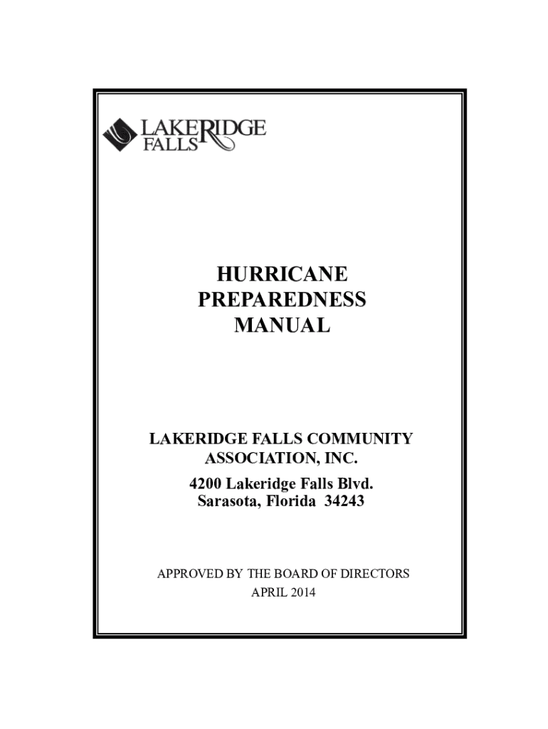 Fillable Online Hurricane Preparedness and Recovery Guide Fax Email ...