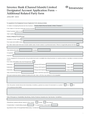 Fillable Online reliance-additional-related-party-form-guernsey-branch ...