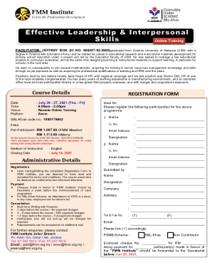 Fillable Online Effective Leadership Skills for Managing People Fax Email Print - pdfFiller