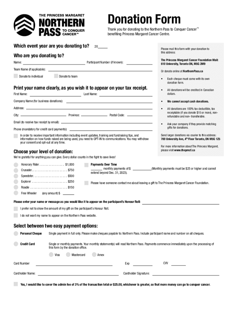 Fillable Online Team Donation Form Fax Email Print - pdfFiller