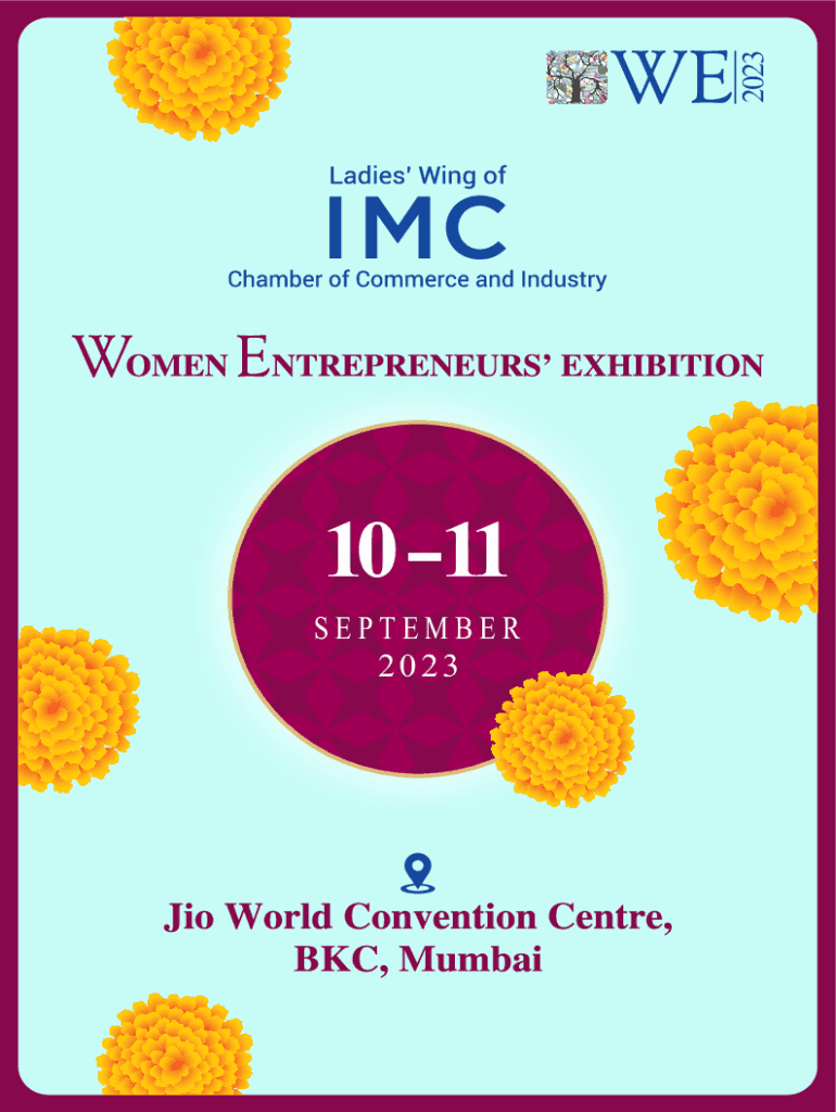 Fillable Online The Ladies' Wing of the IMC Chamber of Commerce and ...