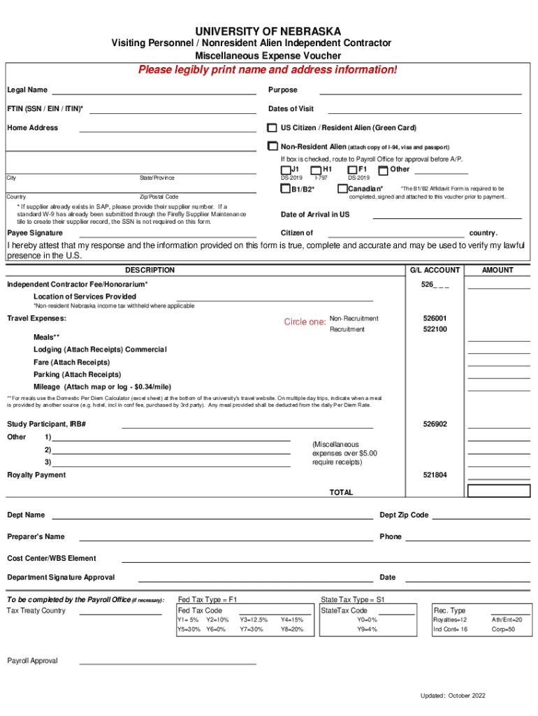 Fillable Online Expense Voucher Blank - Fill Online, Printable ...