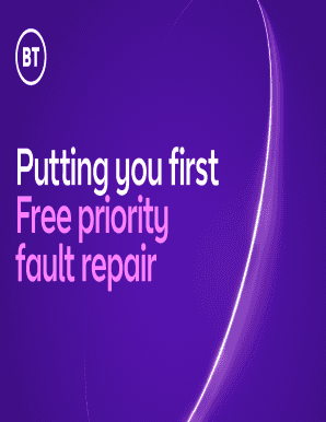 Fillable Online Free priority fault repair Fax Email Print - pdfFiller