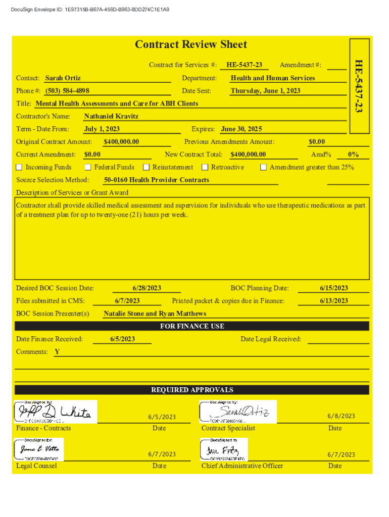 Fillable Online Attachment 1 Contract Review Process Flowchart Fax ...