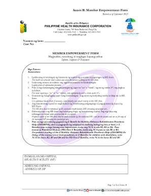 Fillable Online PhilHealth Claim Signature Form Fax Email Print - pdfFiller