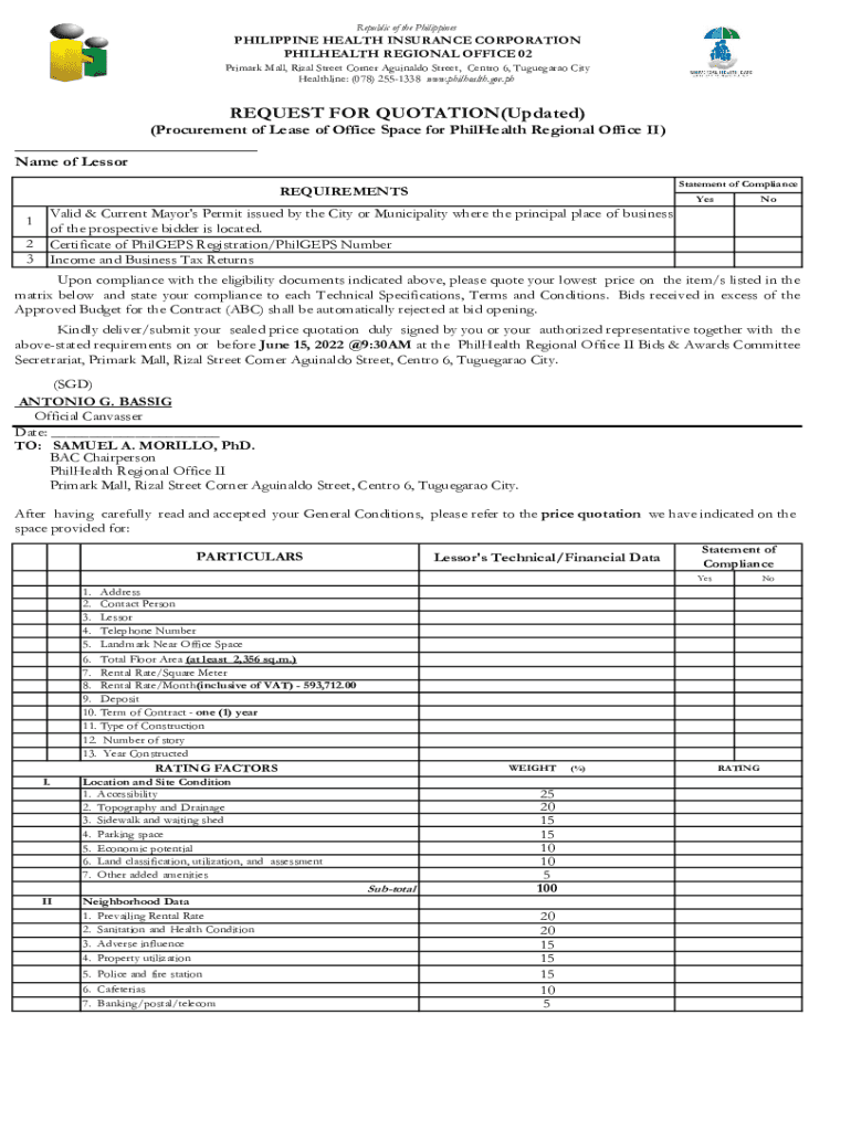 Fillable Online Republic of the Philippines - PhilHealth Regional ...