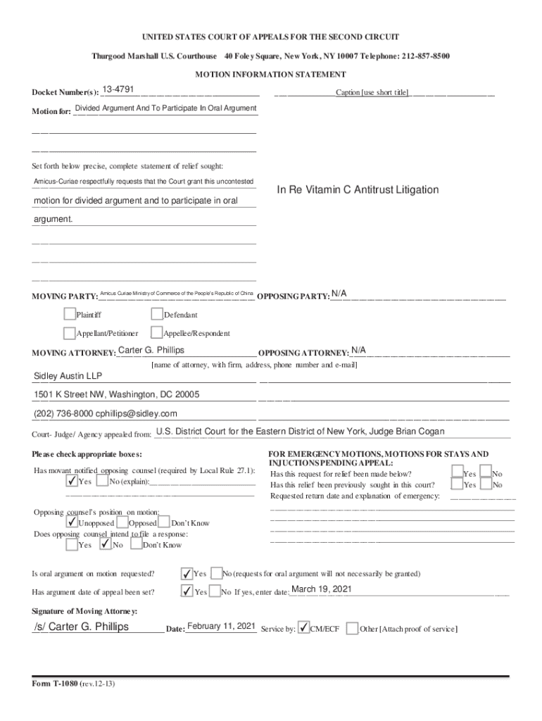 Fillable Online Second Circuit Court of Appeals Clerk Main Office - New York Fax Email Print ...