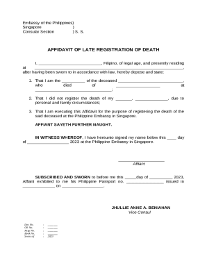 Sample Notary Acknowledgement PhilippinesPDF Doc Template | pdfFiller