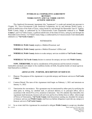 Fillable Online interlocal cooperative agreement Fax Email Print - pdfFiller