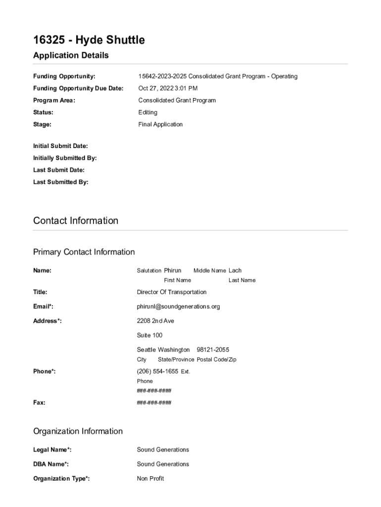 Fillable Online 16325 - Hyde Shuttle Fax Email Print - pdfFiller
