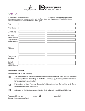 Fillable Online Representation Form Part A and B Fax Email Print ...