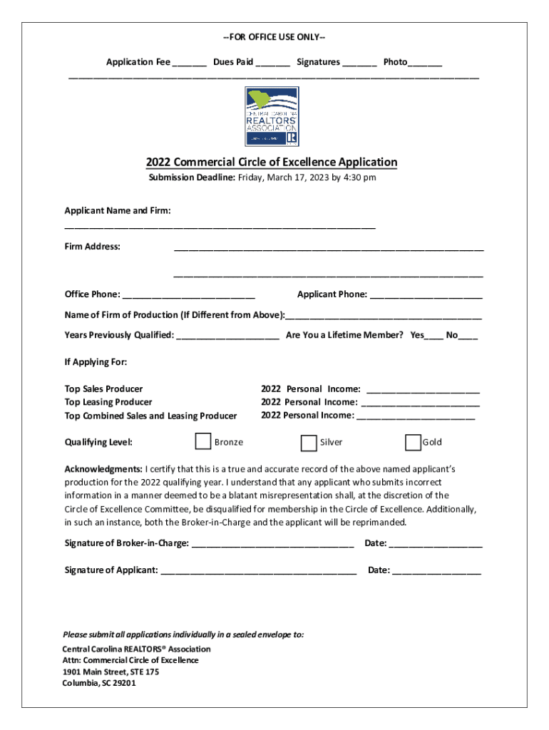 Fillable Online Last Chance to Submit Your COE Application Today, Jan ...