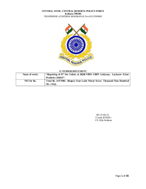 Fillable Online crpf gov CENTRAL ZONE, CENTRAL RESERVE POLICE FORCE Fax ...