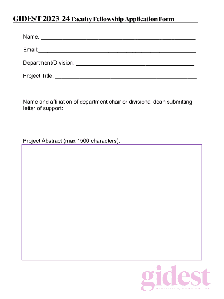 Fillable Online CHAIR/DIRECTOR APPOINTMENT FORM Fax Email Print - pdfFiller