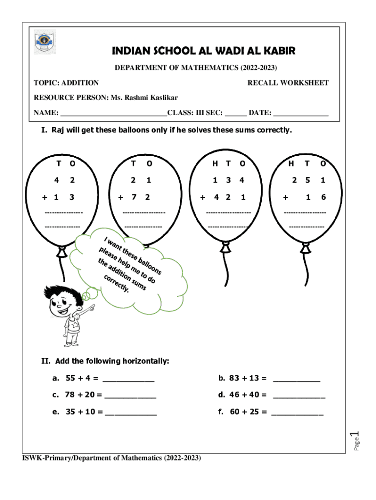 Fillable Online RECALL WORKSHEET Fax Email Print - pdfFiller