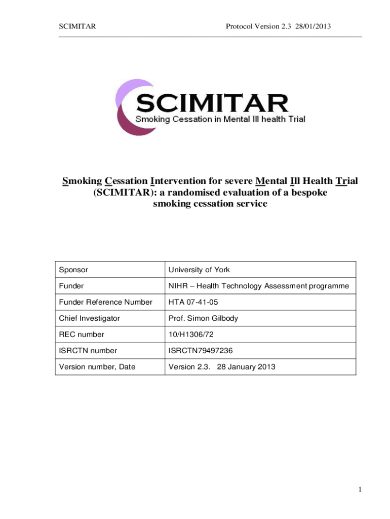Fillable Online Smoking cessation for people with severe mental illness ... Fax Email Print ...
