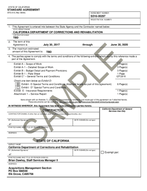 Fillable Online STD 213A Standard Agreement Amendment - cloudfront.net Fax Email Print - pdfFiller