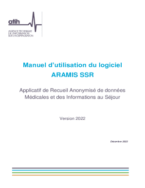 Remplissable En Ligne Manuel d'utilisation du logiciel ARAMIS SSR Fax ...