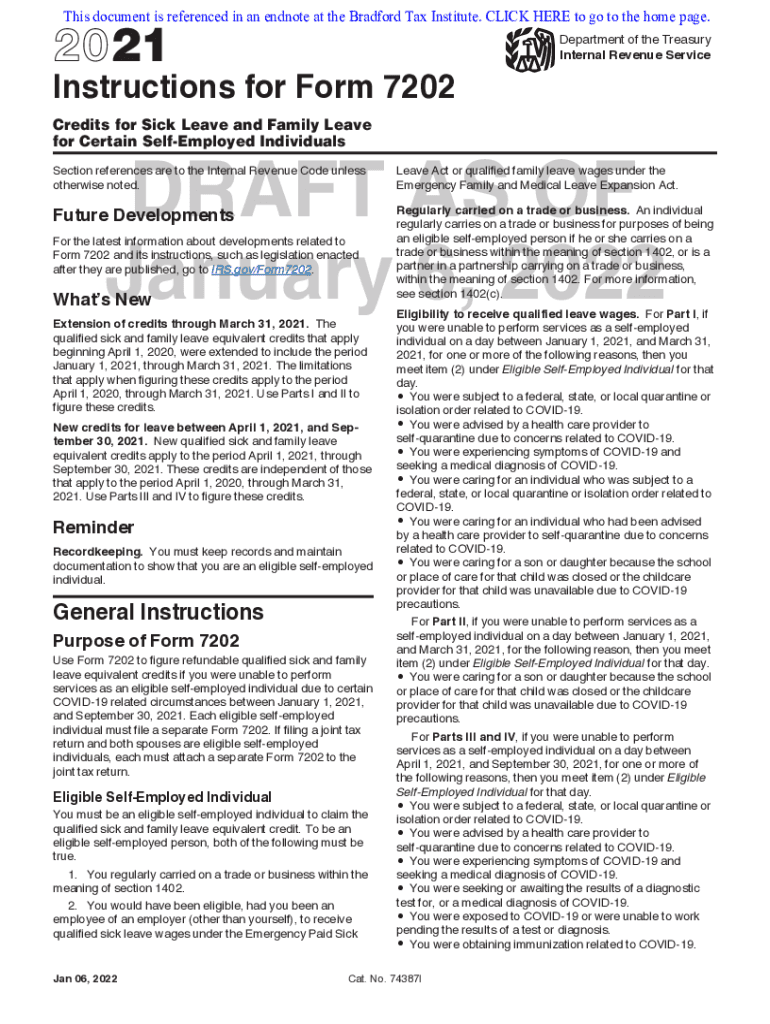 Fillable Online 2021 Instructions for Form 7202. Instructions for Form ...