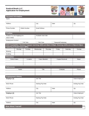 Job-Application-.docx Doc Template | pdfFiller