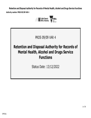 Fillable Online prov vic gov Fact sheet 4 Record disposal and transfer ...