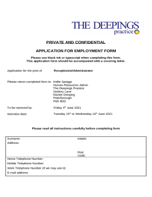 LSS Application Doc Template | pdfFiller