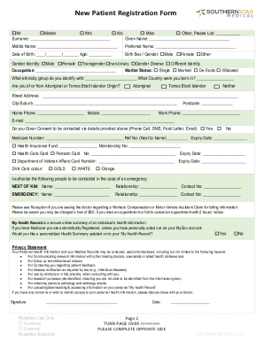 Fillable Online New-Patient-Registration-Form-26.07.19-JL. ... Fax Email Print - pdfFiller