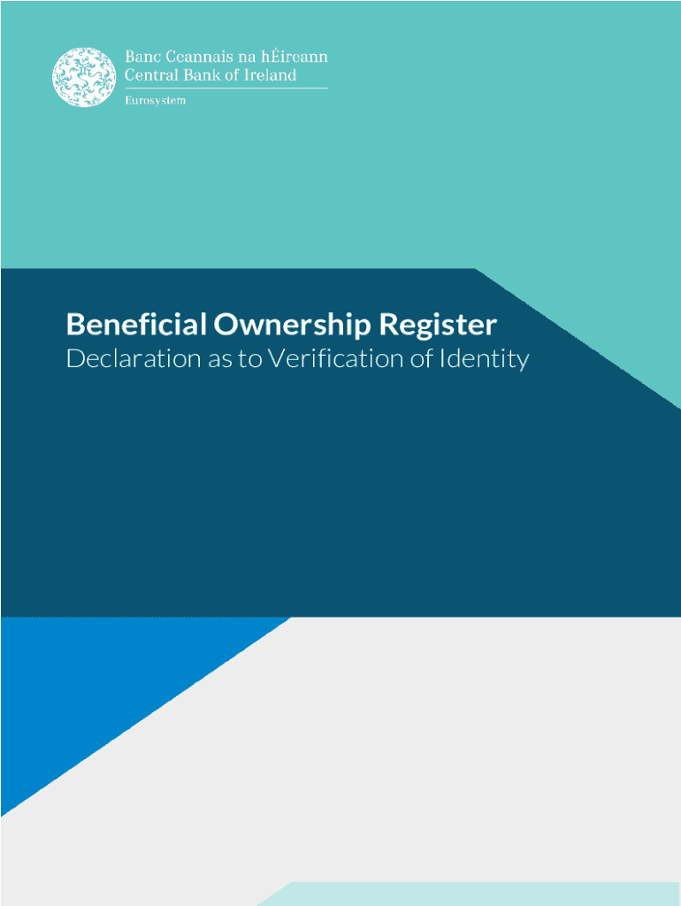Fillable Online BEN2 Form - Declaration as to verification of Identity ...