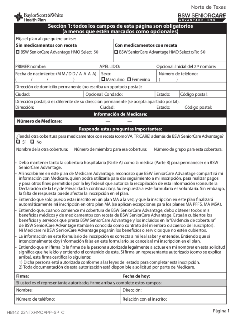 Completable En línea Florida Blue Medicare Formulario de inscripcin ...