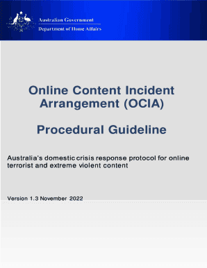 Fillable Online The OCIA - Department of Home Affairs Fax Email Print ...