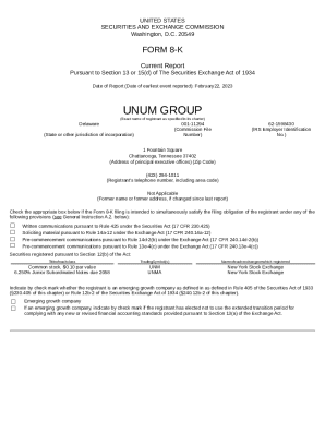 Unum Group ( - cloudfront.net Doc Template | pdfFiller