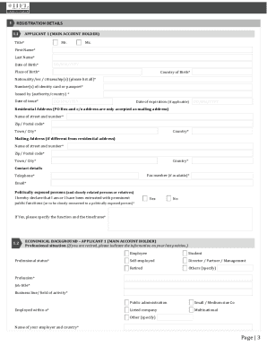 Fillable Online IIFL FUND APPLICATION FORM Fax Email Print - pdfFiller
