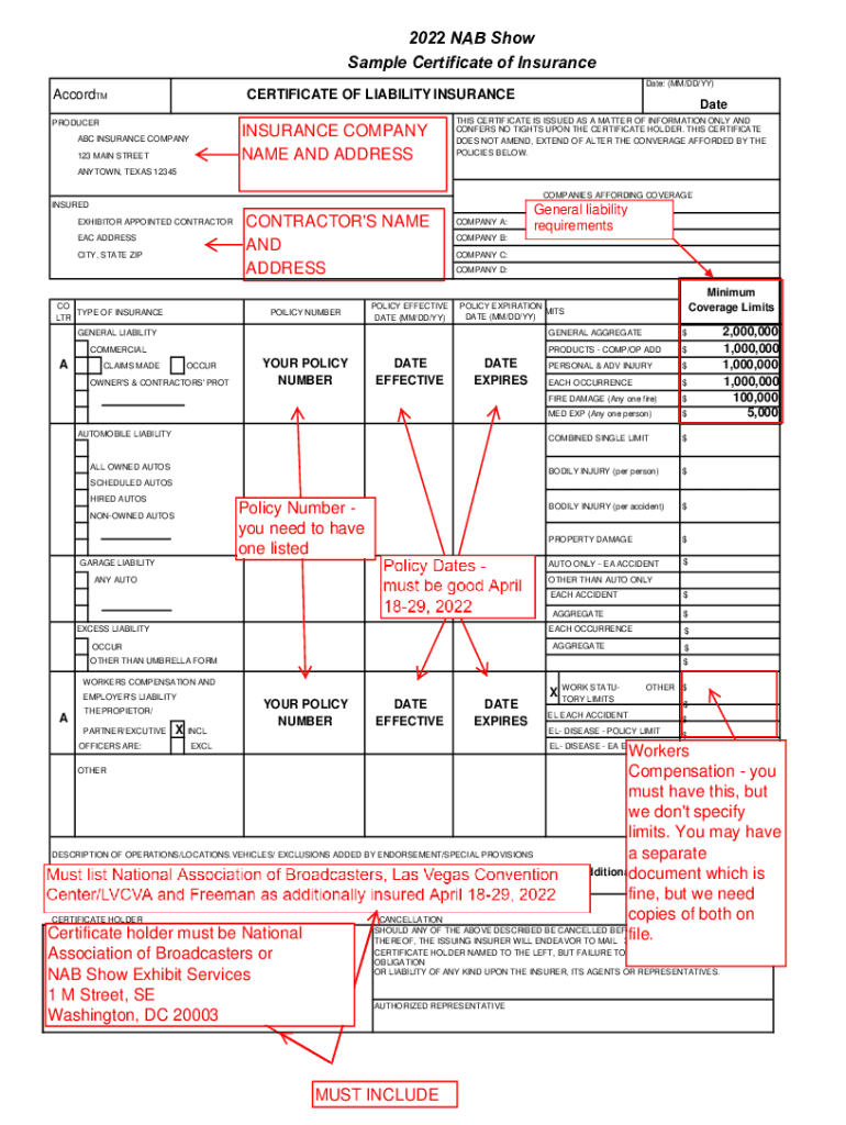Fillable Online Displaying a public liability insurance certificate Fax ...