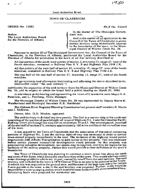 Fillable Online Municipal Boundary Document Search Fax Email Print ...