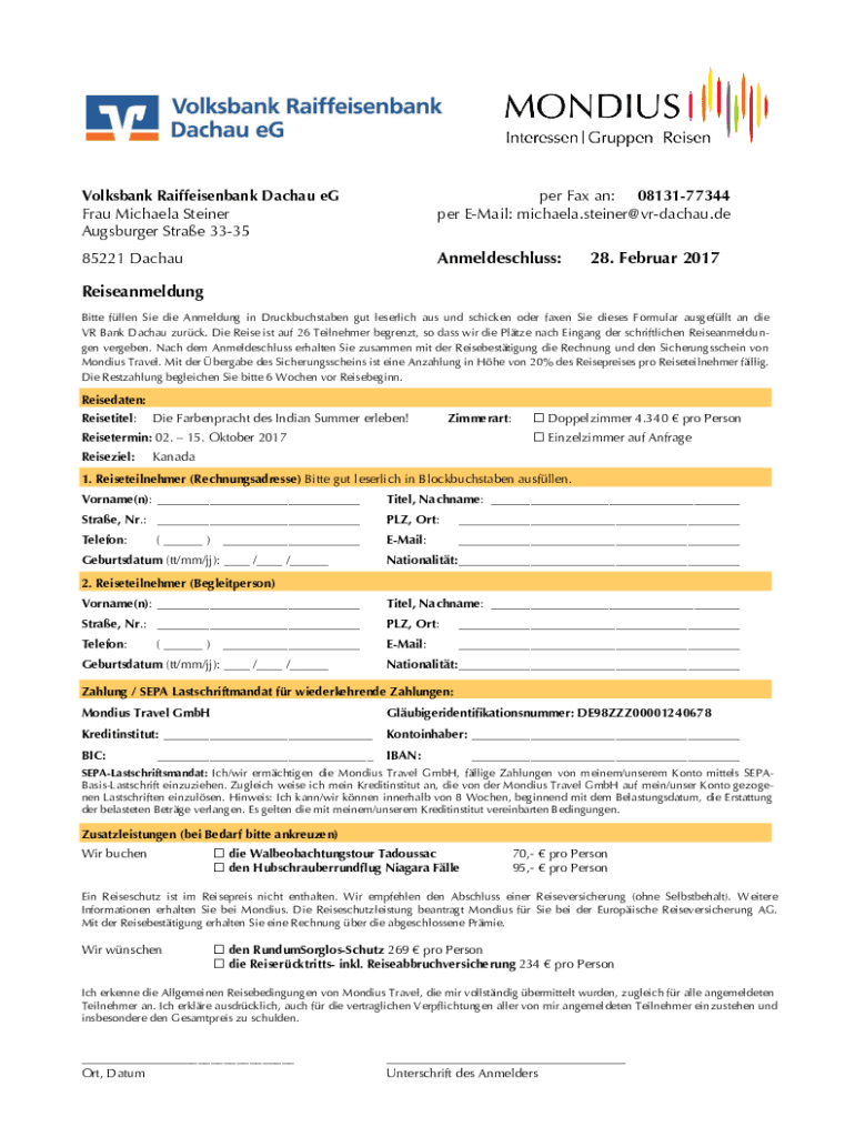 Ausfüllbar Online SEPA-Lastschriftmandat (SEPA Direct Debit Mandate ...