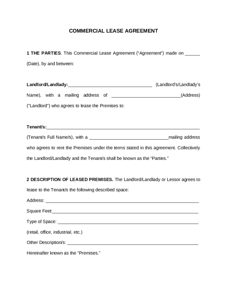 Sample Room Lease Doc Template | pdfFiller